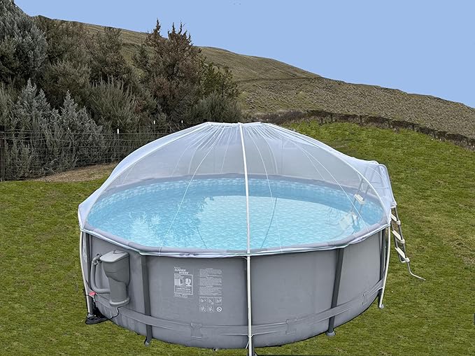 Amazon.com : FLEXNET DOME Pool Net Dome for 16' to 18' Round Above ...