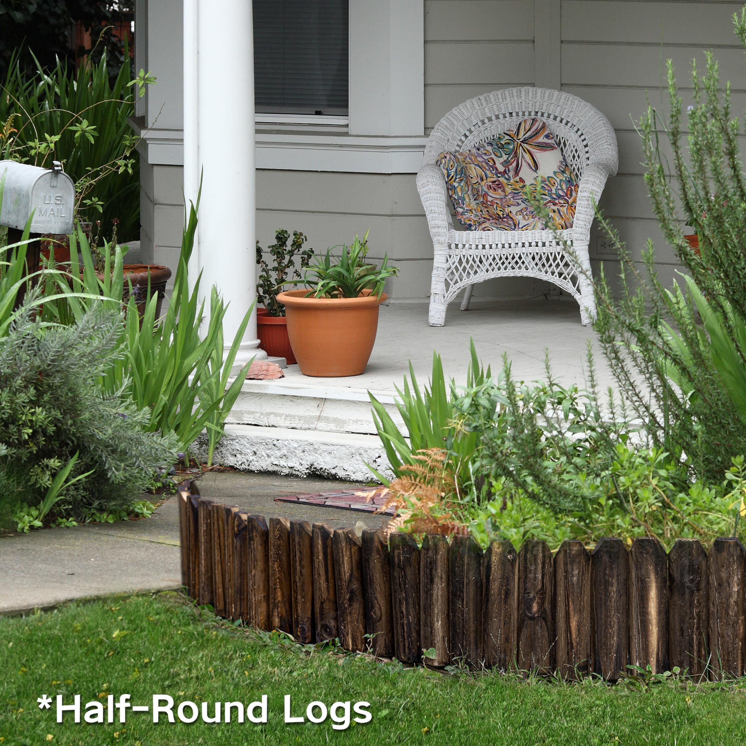 Garden Wooden Rounded Edges