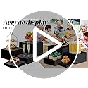 YumSur 4PCS Buffet Risers, Acrylic Food Riser Cupcake Stand Risers Food ...