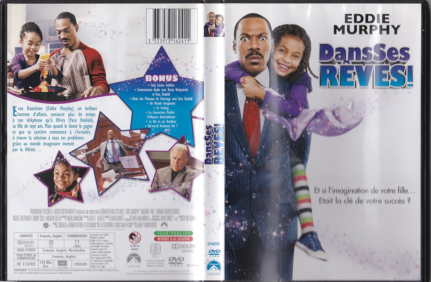 Dans ses rêves: Amazon.fr: Eddie Murphy, Thomas Haden Church, Yara ...