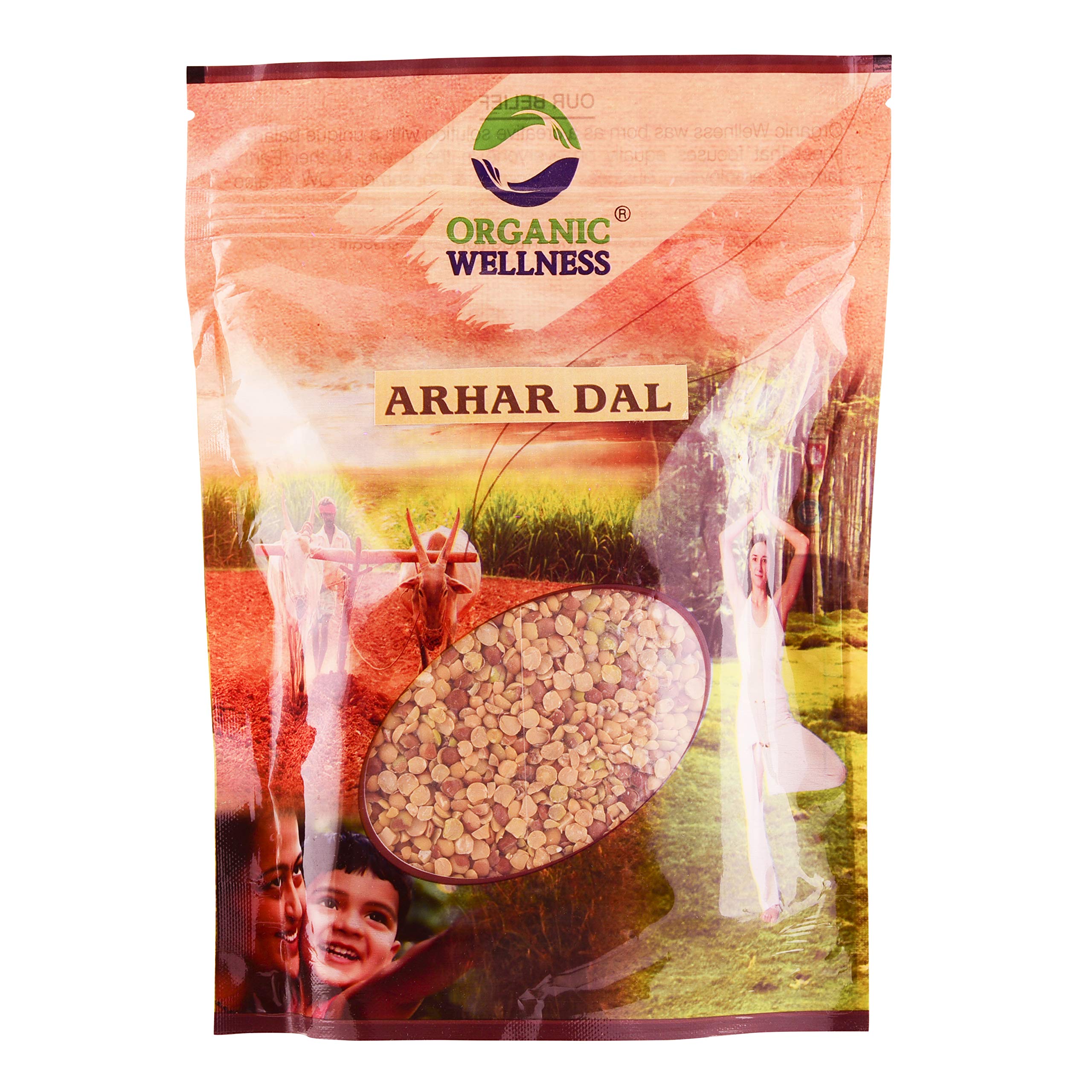 Organic Wellness Arhar Dal | Tur Dal | Toor Dal 450 Gram Pack : Amazon ...