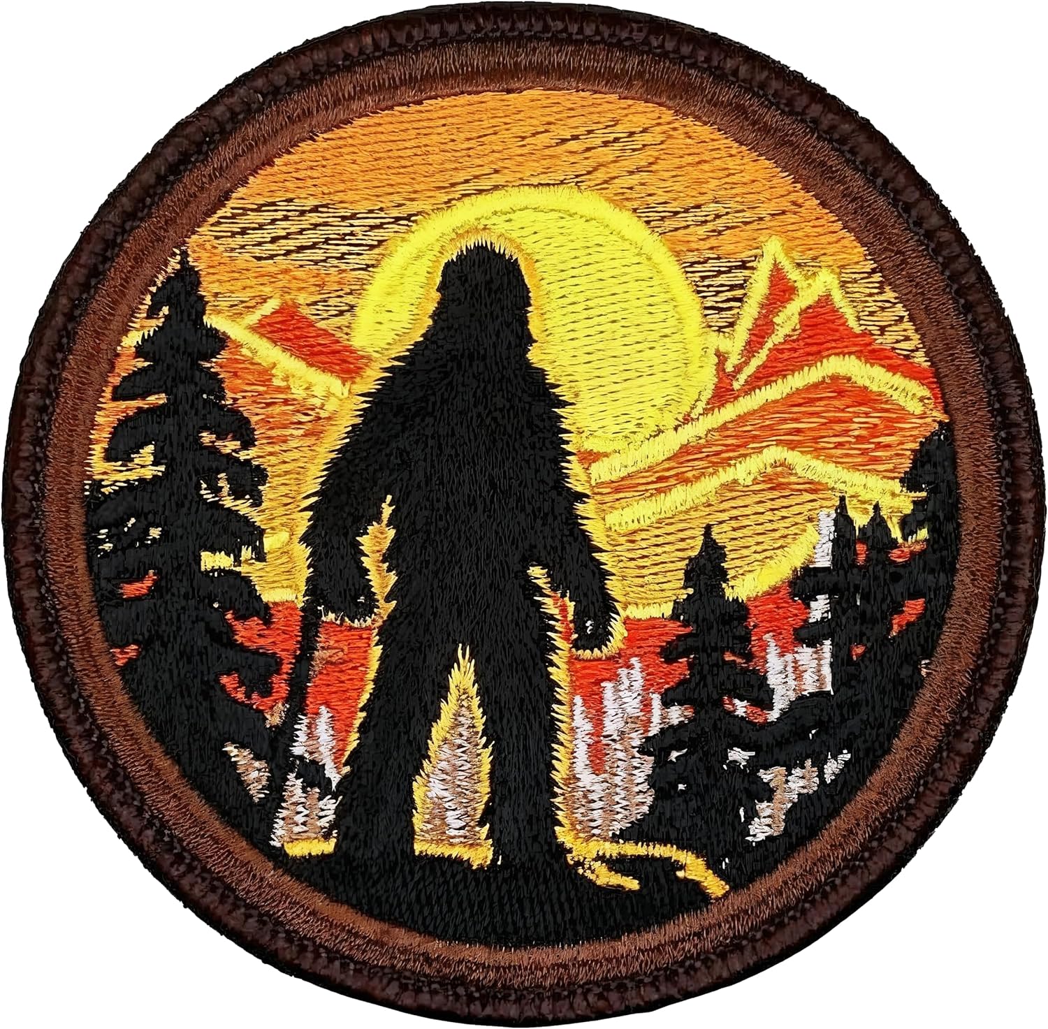 Amazon.com: Bigfoot Iron On Patch 3.5" - Embroidered Yeti Sasquatch Applique - Sci Fi Bigfoot ...