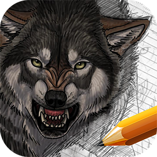 Vicious Wolf Drawing