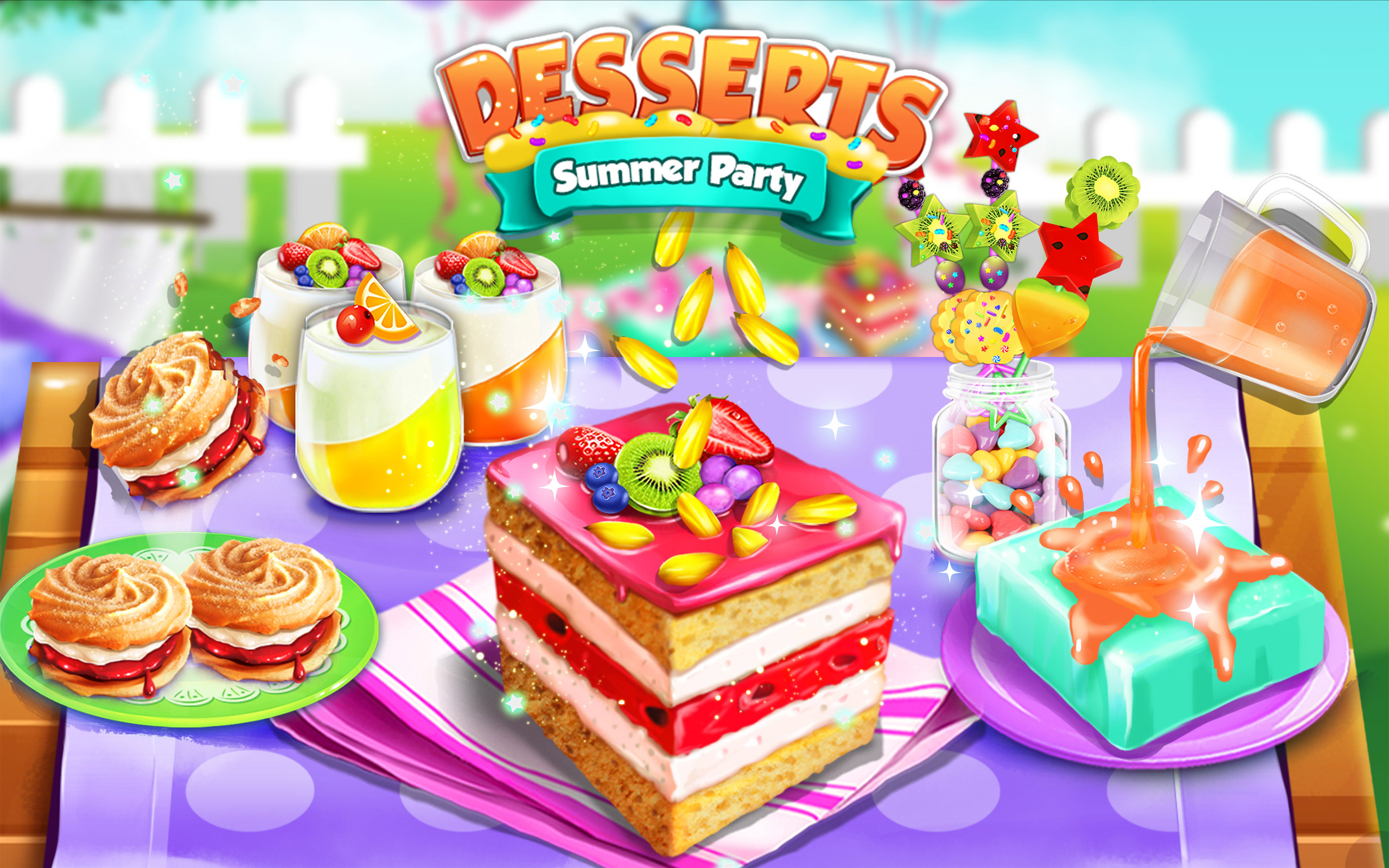 Unicorn Desserts Chef - Make & Cook Rainbow Sweets-Amazonアプリストアのアプリ