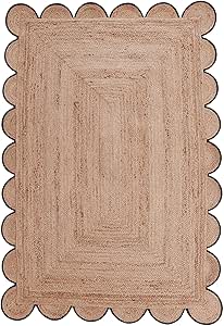 Amazon.com: RUGSWEAVE Durable Jute Rug – 5'x7' – Handcrafted Black ...