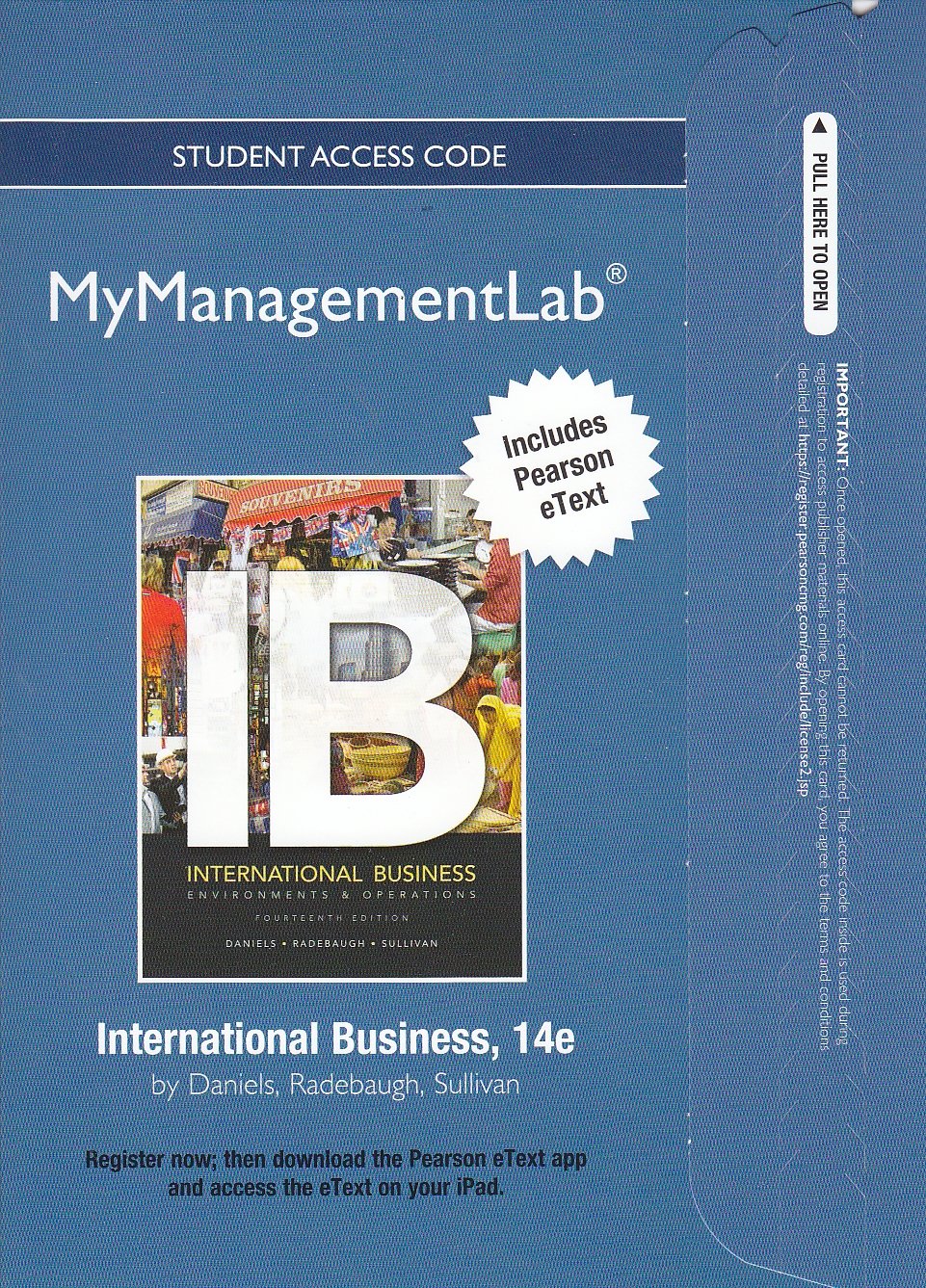International Business Student Access Code: Environments & Operations ...