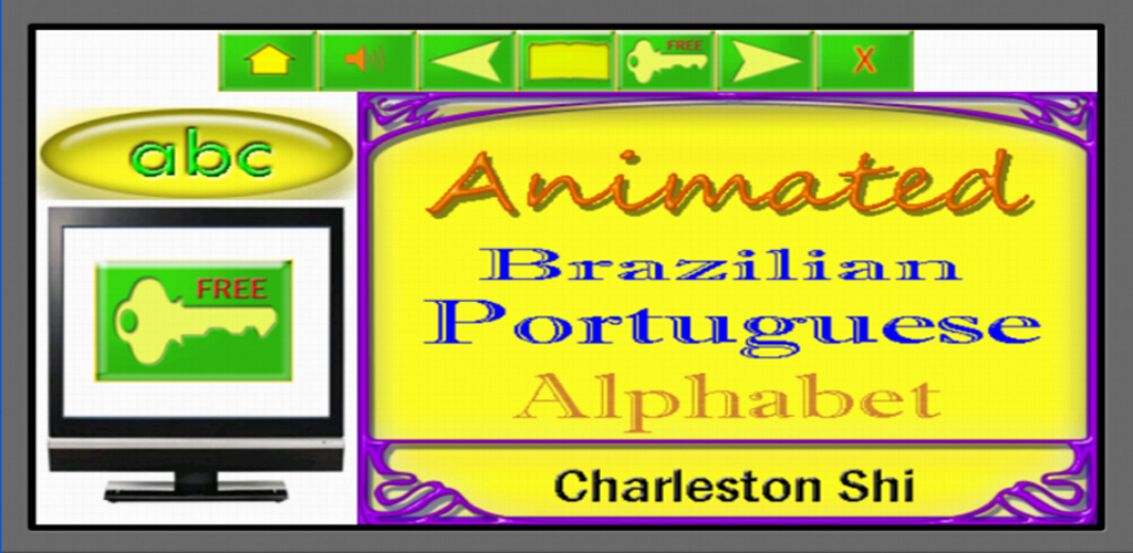 Animated Brazilian Portuguese Alphabet (for Kindle, Tablet & Phone ...