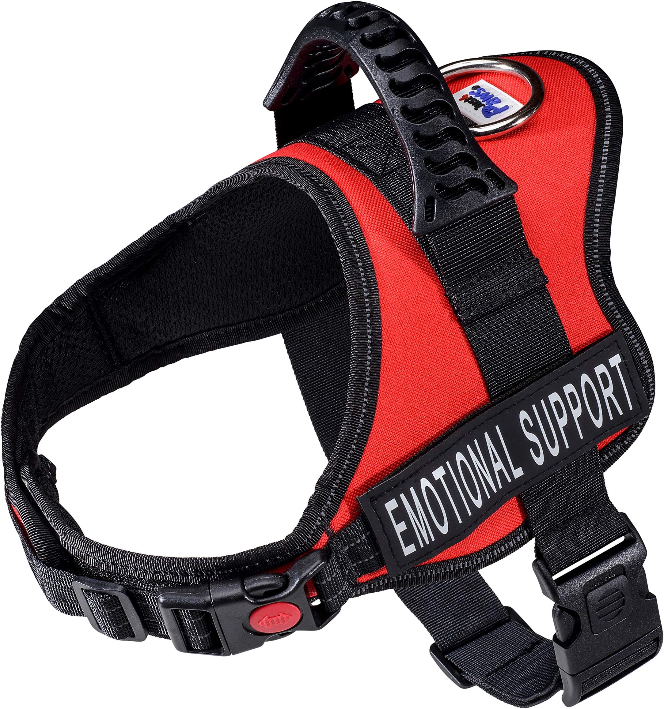 Amazon.com : Just 4 Paws Therapy Dog Harness Jacket with Padded Handle ...