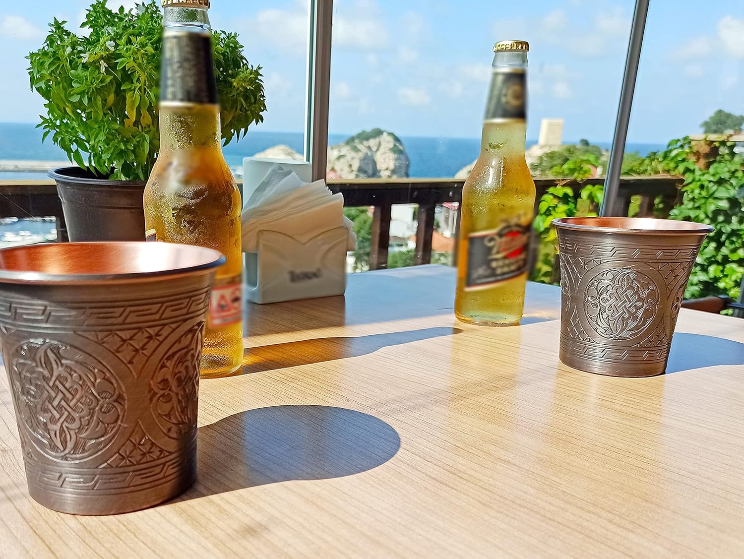 DEDE Copper – Serie CC (15 onzas) – Tazas de beber súper pesadas hechas ...