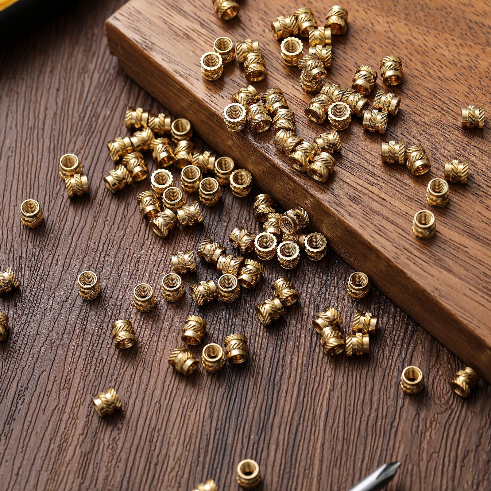 Snapklik.com : Yaocom 100 Pcs M4 Heat Inserts M4 X D63 X L81 Brass ...