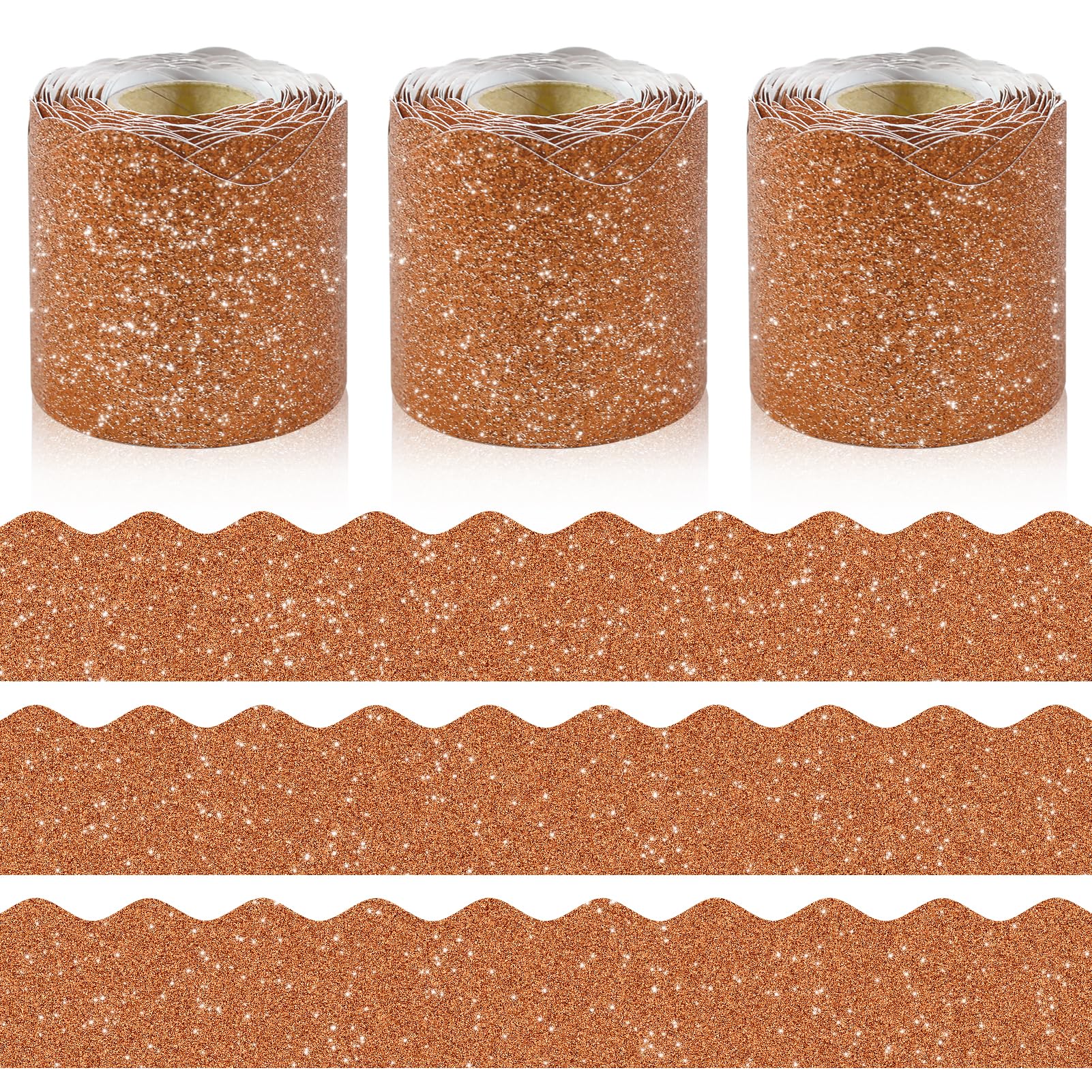 Snapklik.com : Glitter Bulletin Board Borders Set - 3 Rolls 98.4 Ft ...