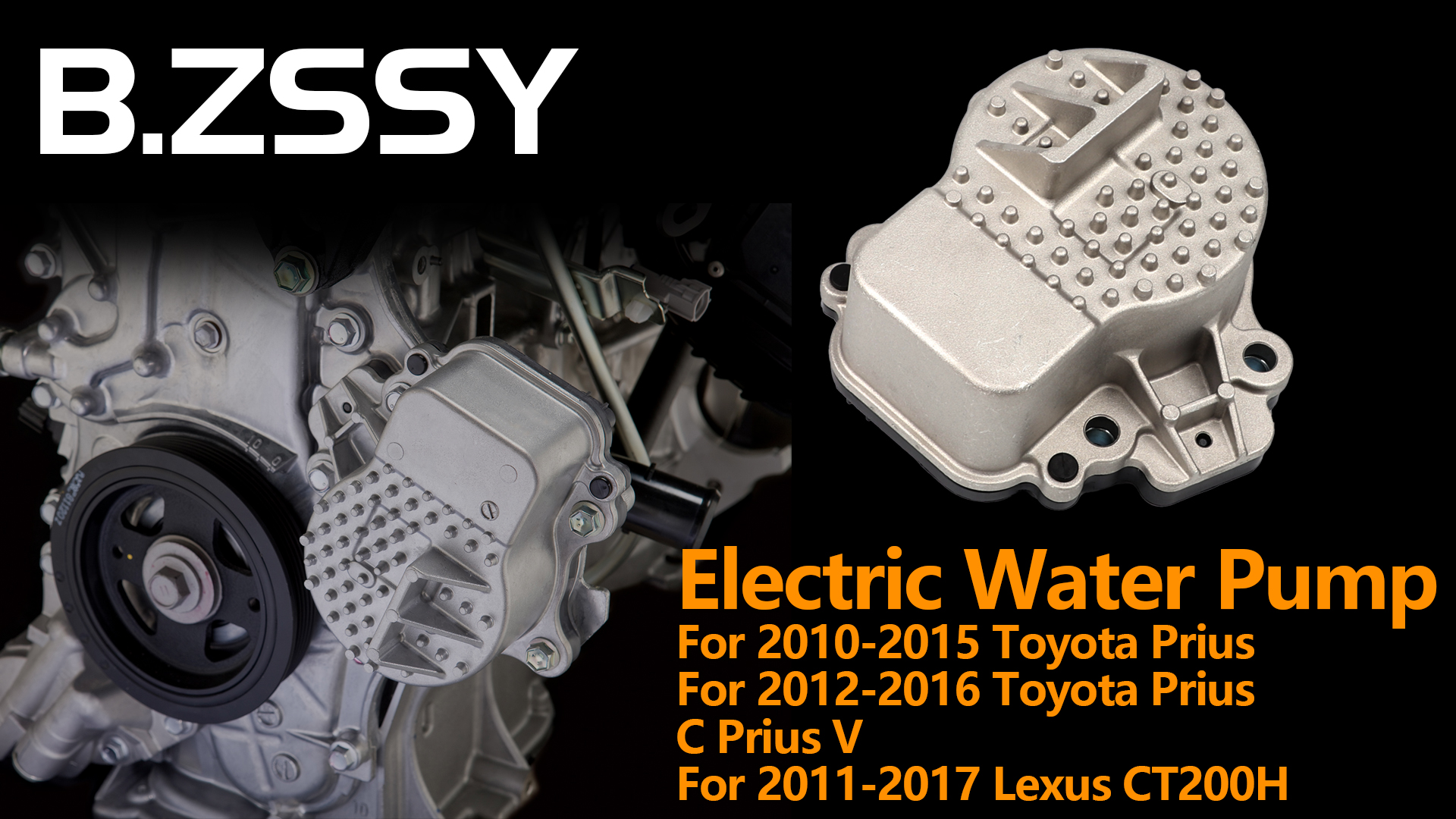 Watch B.ZSSY Water Pump For Toyota Prius C Prius V Lexus CT200H on ...