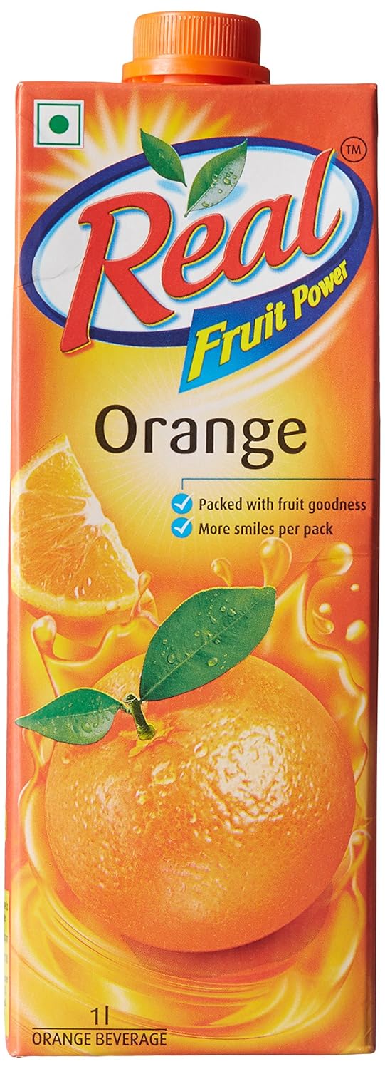 DABUR Real Orange Fruit Power, 1L : Amazon.in: Health & Personal Care