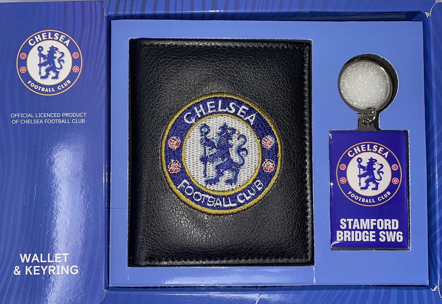 Chelsea FC Wallet and Keyring Gift Set – BigaMart