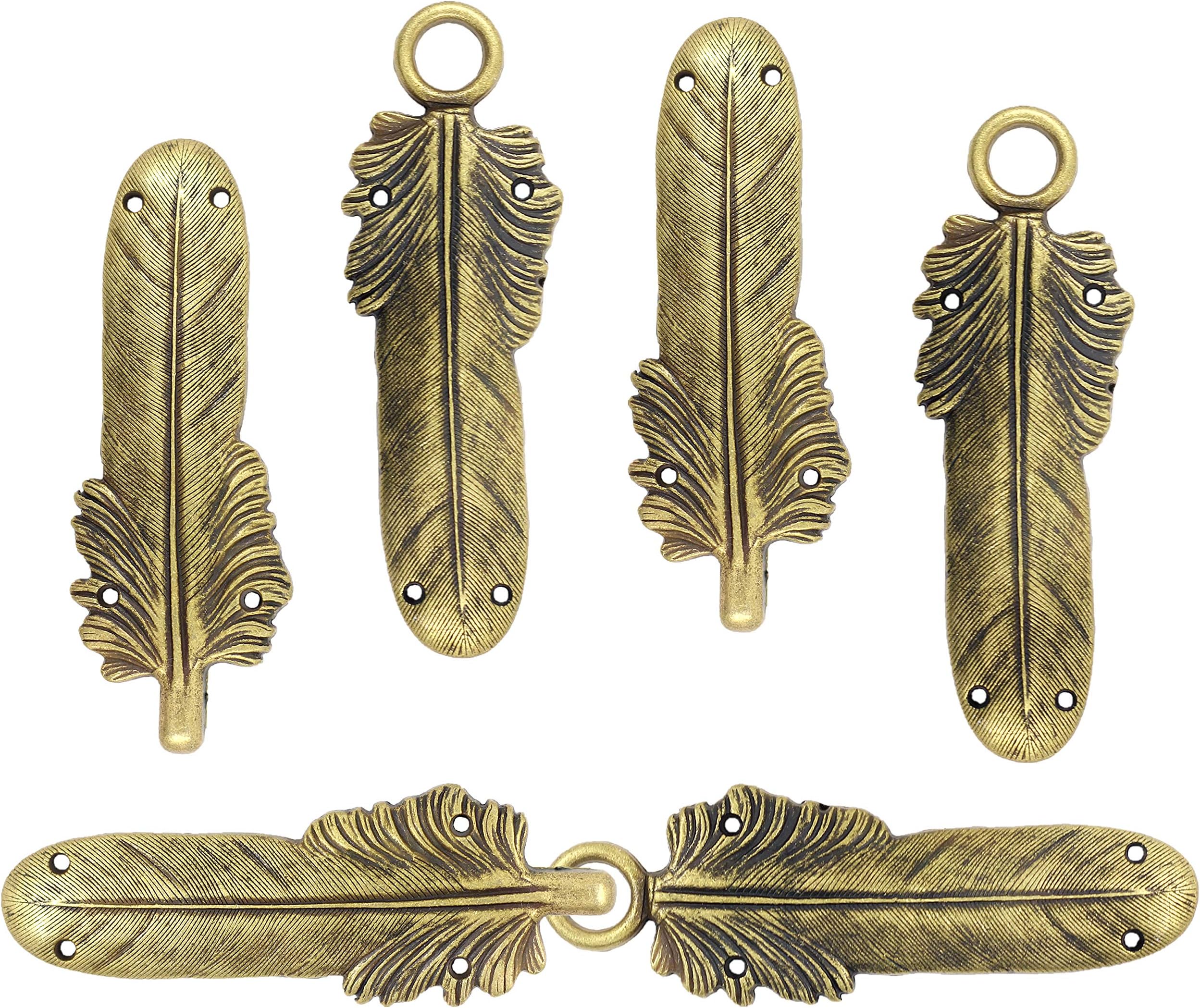 Amazon.com: bezelry 3 Pairs Whale Tail Cape or Cloak Clasp Fasteners ...