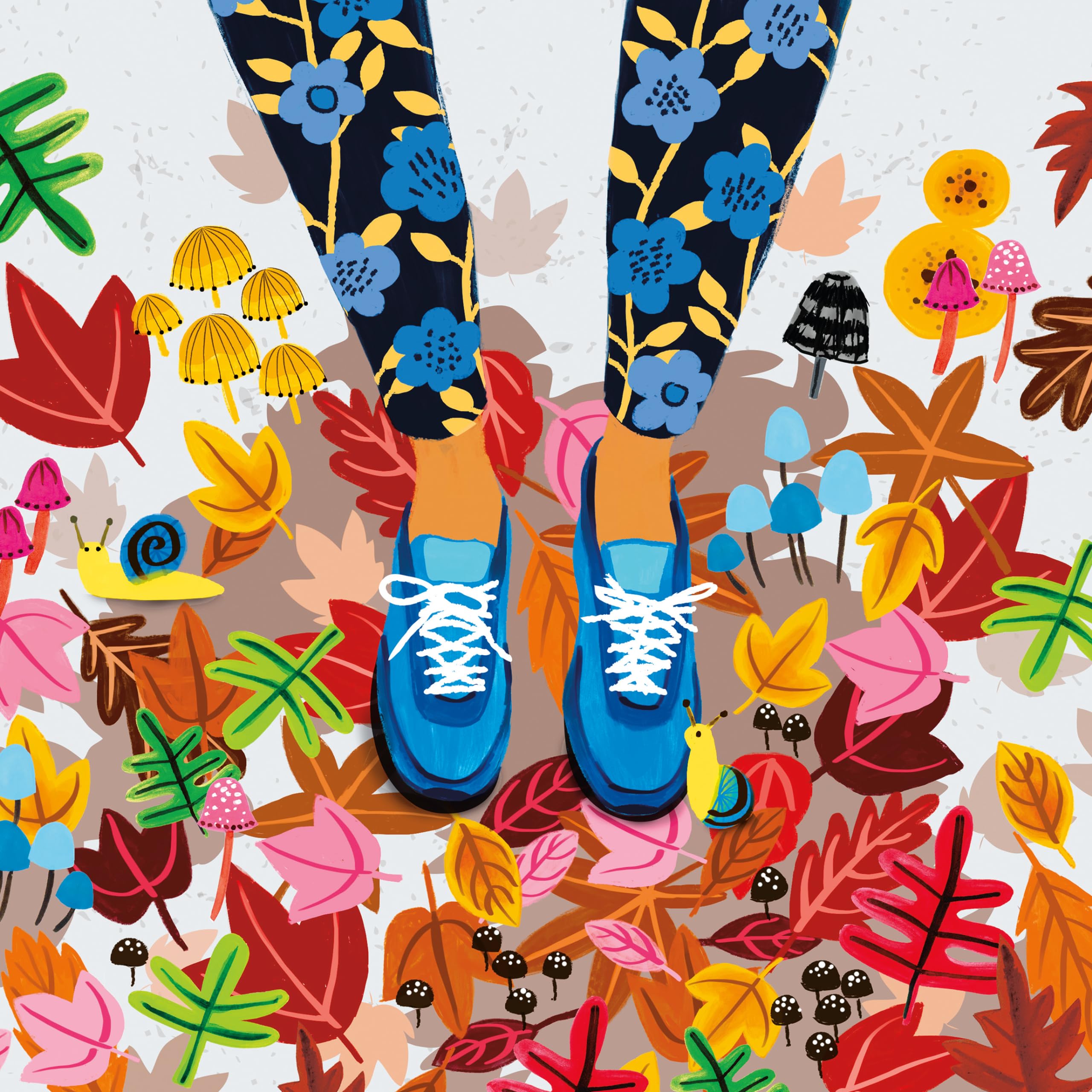 Amazon.com: Ceaco - Fall Frolic - 300 Oversized Piece Jigsaw Puzzle ...