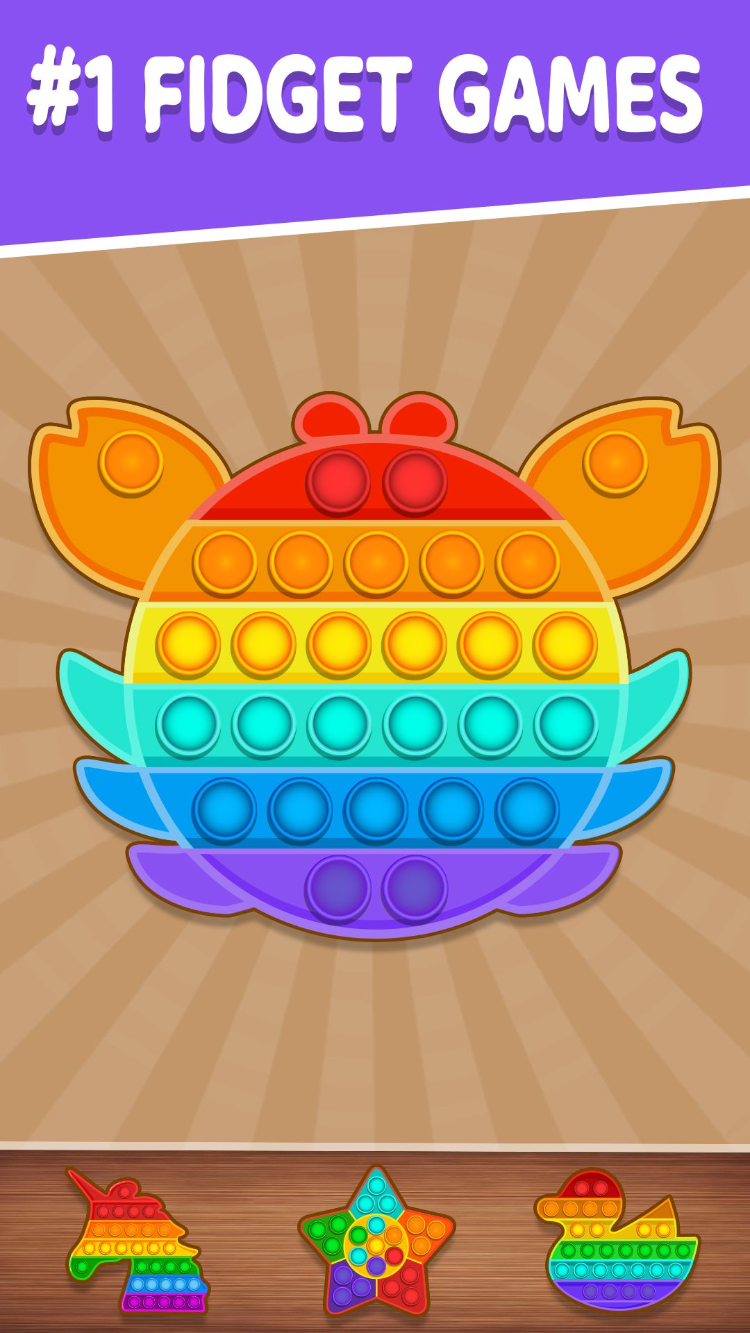 Real Pop It Game: Antistress Fidget Toy Games - DIY ASMR Relaxing Fun ...