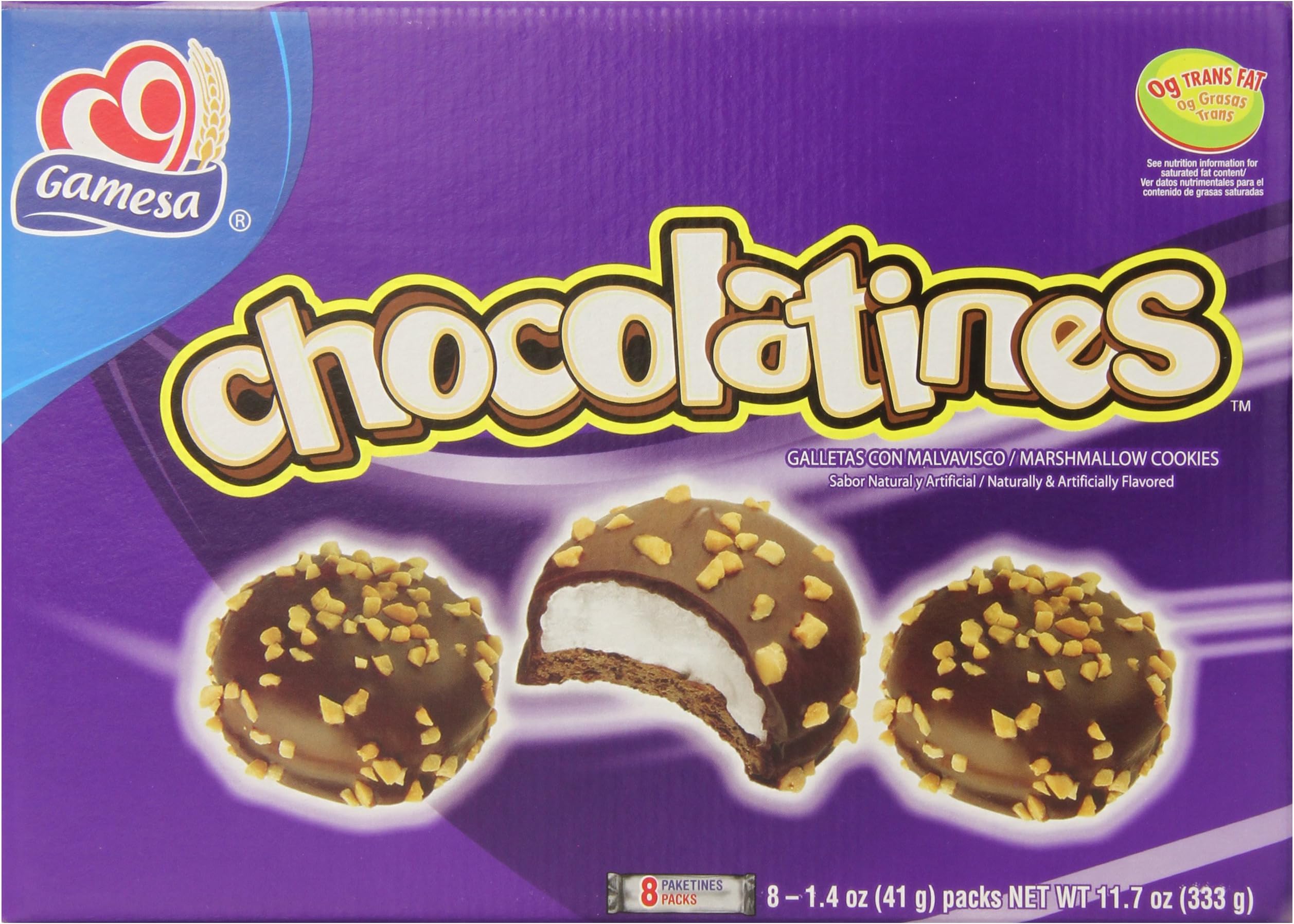 Amazon.com: Gamesa Chokis Chocolate Chip Cookies, 11.3 oz : Grocery ...