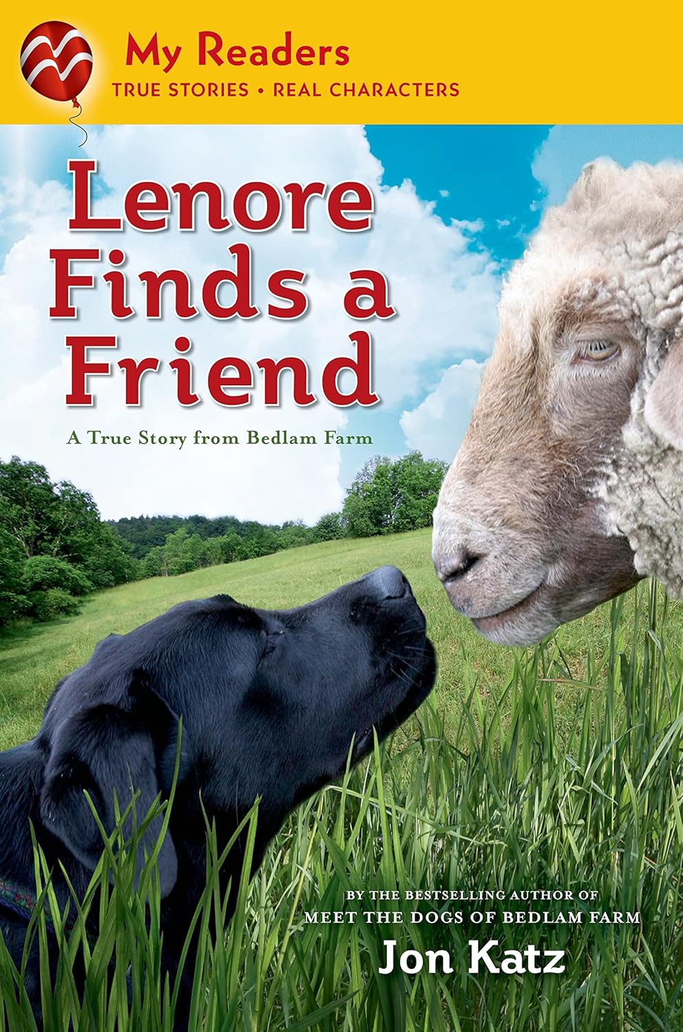 Lenore Finds a Friend: A True Story from Bedlam Farm (My Readers): Katz ...