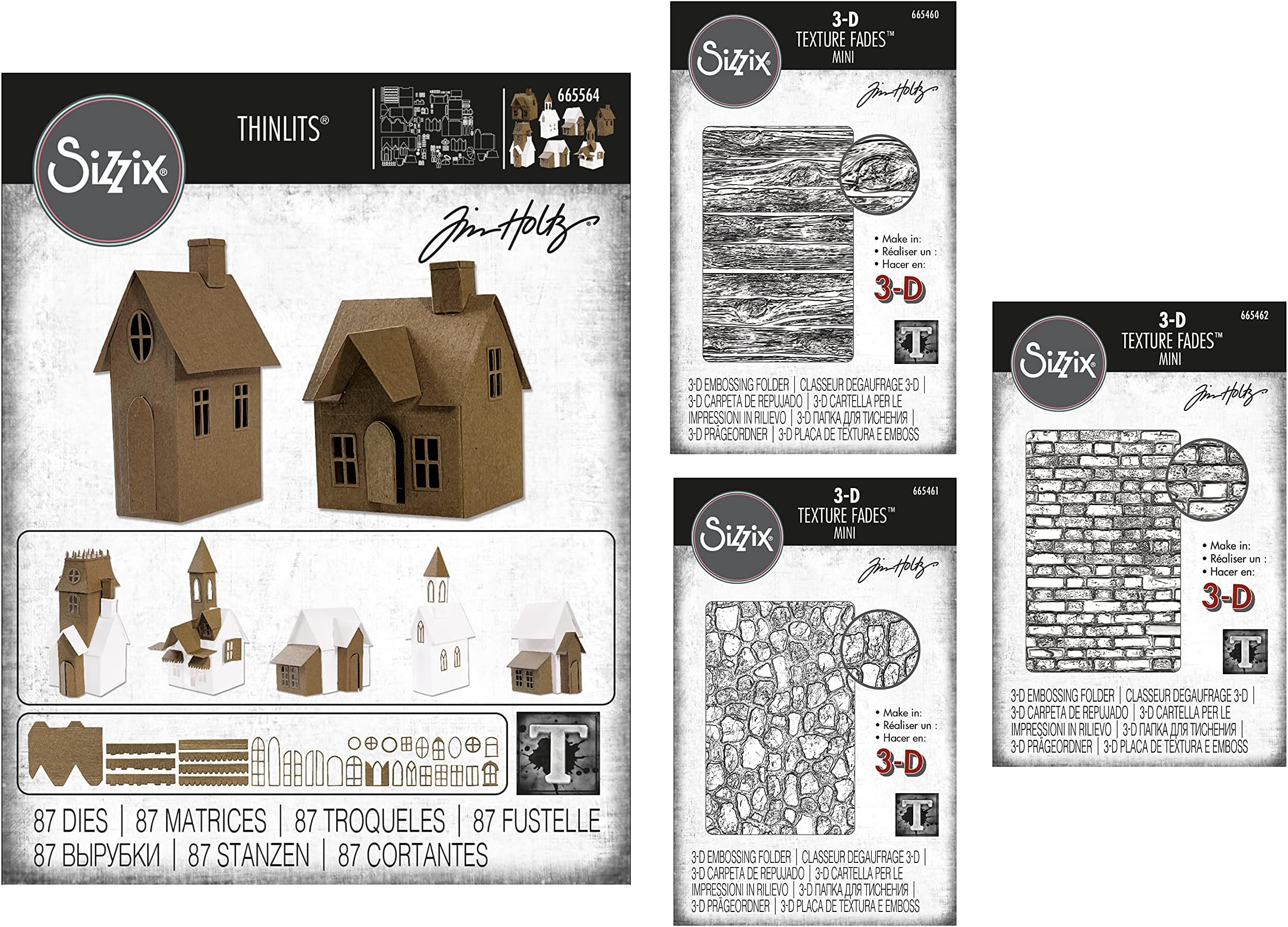 Amazon.com: Tim Holtz Sizzix Thinlts, Collector, Postale, Specimen, 148 ...