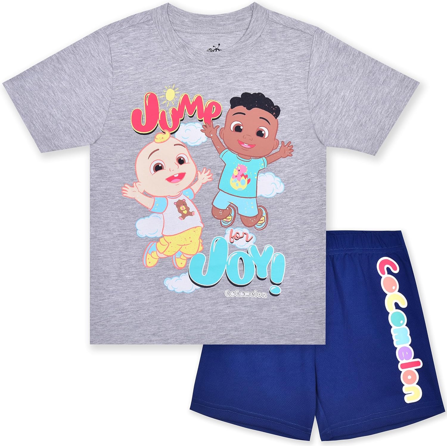 Amazon.com: CoComelon Boys Short Sleeve T-shirt and Short Set for ...