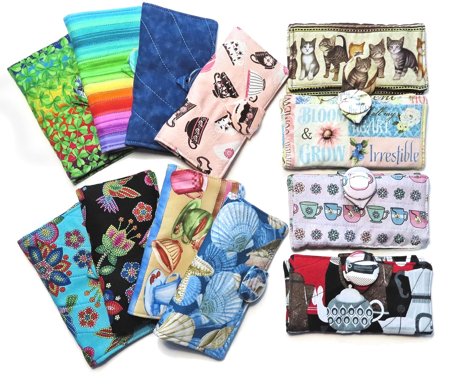 Amazon.com: English Tea Time Quilted Tea Bag Wallet Includes 4 Tea Bags ...