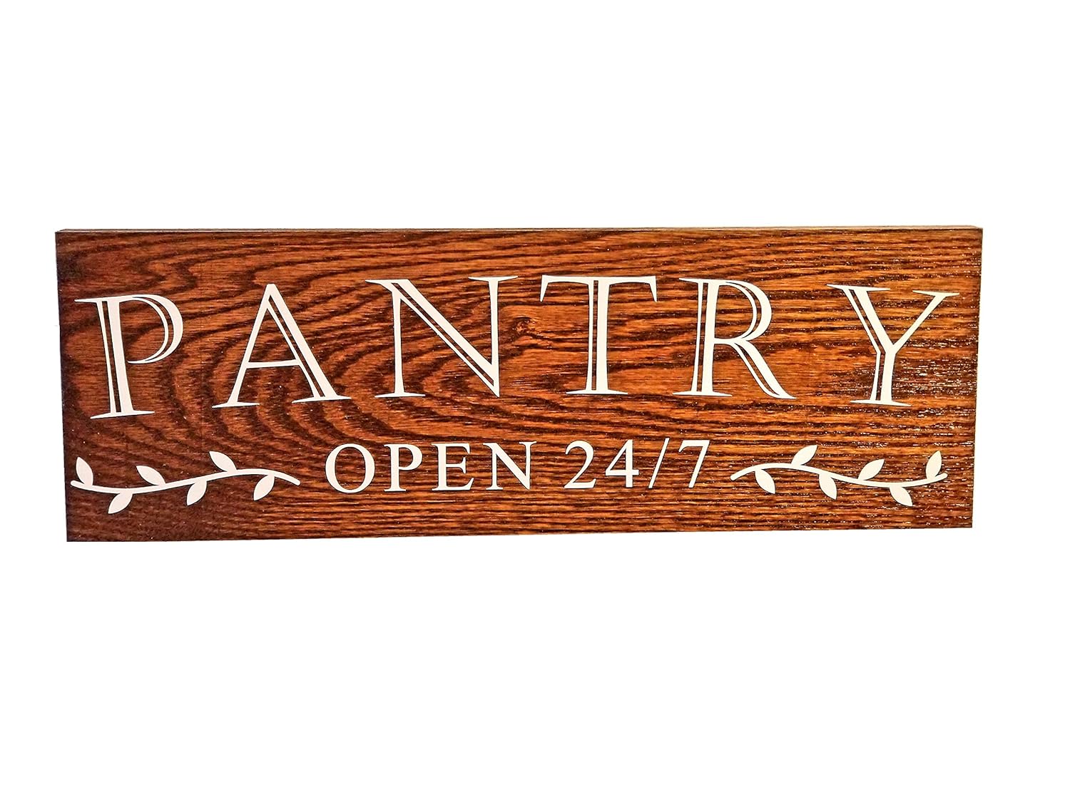 Amazon.com: Farmhouse Decor Oak Pantry Sign – Modern Distressed Rustic ...