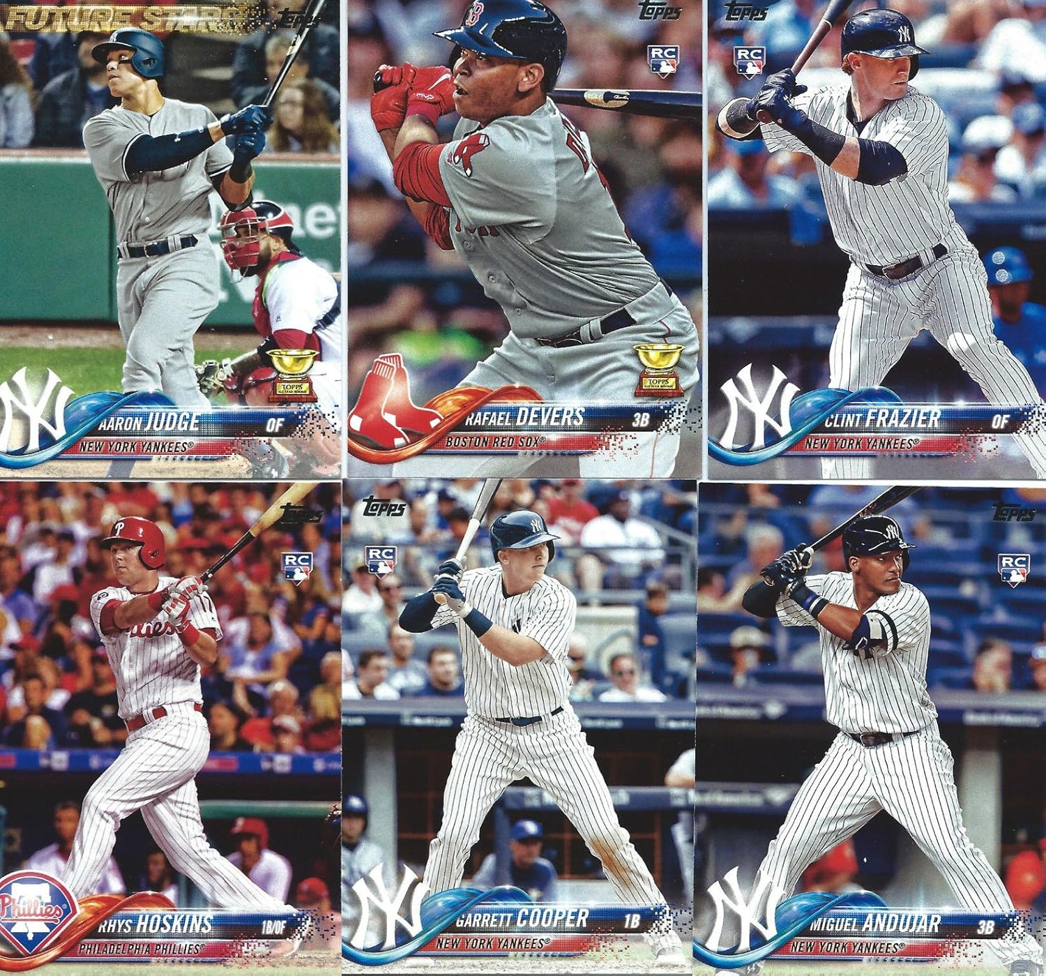 Amazon.com: 2018 Topps Baseball Series One Complete Mint Base 350 Card ...