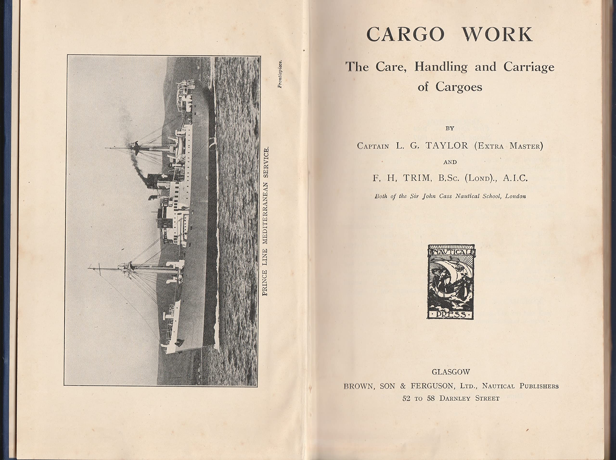 Buy Cargo Work: Care, Handling and Carriage of Cargoes Book Online at ...