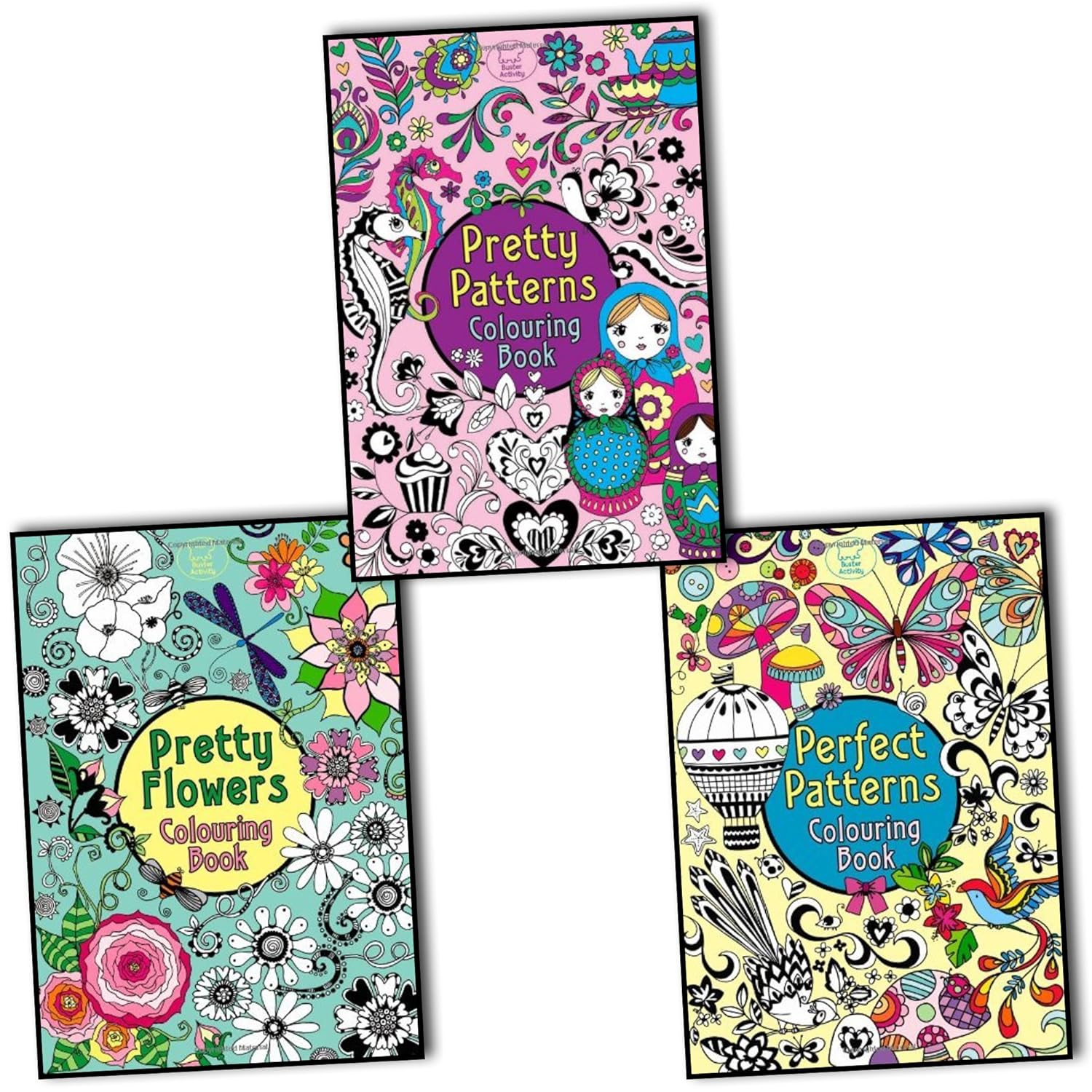 Beth Gunnell Pretty Patterns 3 Books Collection Pack Set RRP: £15 ...