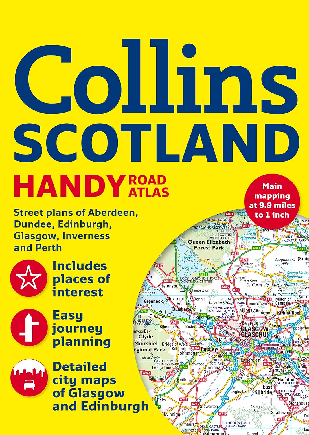 Amazon | Collins Scotland Handy Road Atlas: Street Plans of Aberdeen ...