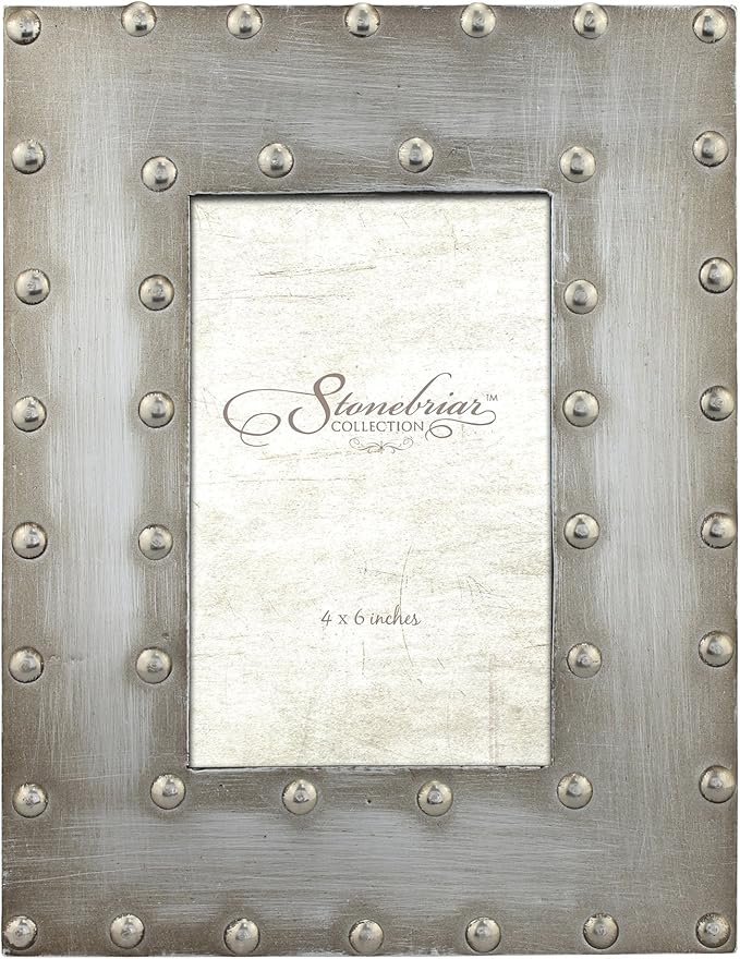 Amazon.com - Stonebriar Industrial Distressed Metal Photo Frame with ...