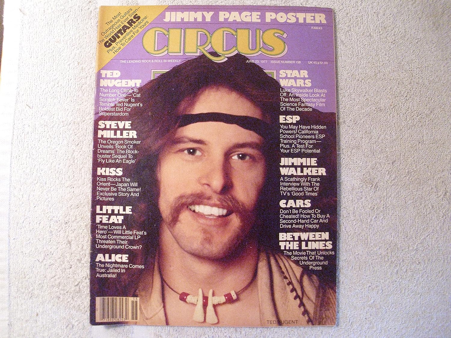 Circus Magazine No. 158 June 23,1977: Gerald Rothberg ( Ed. ), Color ...