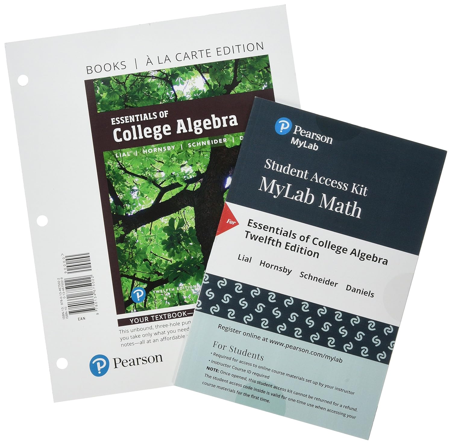 Essentials of College Algebra, Books a la Carte Edition, plus MyLab ...