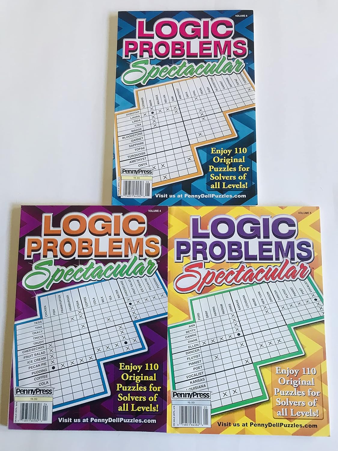 Amazon.com: Volumes 4, 5 and 6 of The Logic Problems Spectacular ...