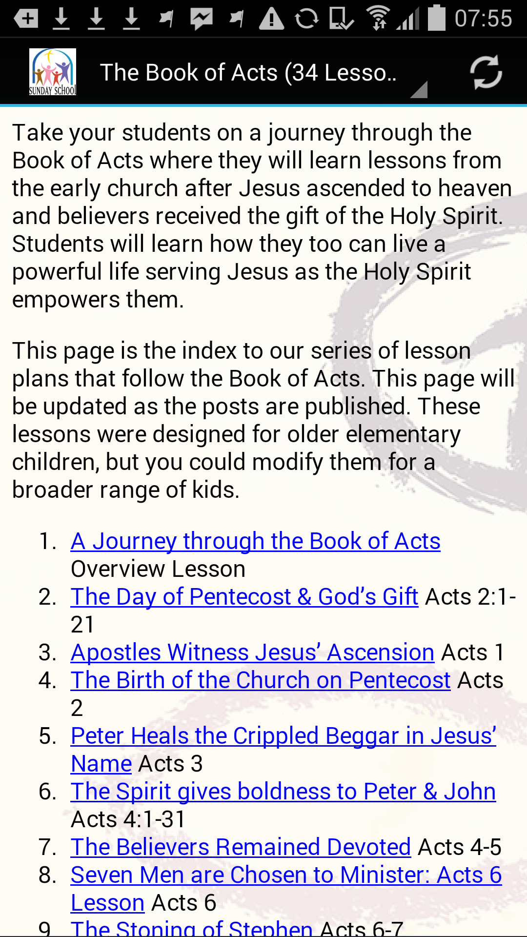 Sunday School Lessons - App on Amazon Appstore