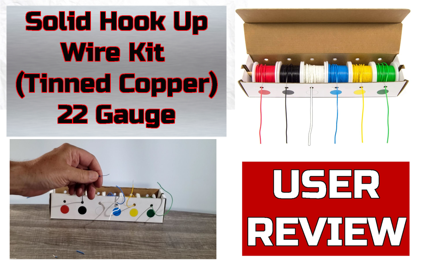 Watch Great for Guitar Wiring or Hobbyists -Solid Hook Up Wire Kit on ...