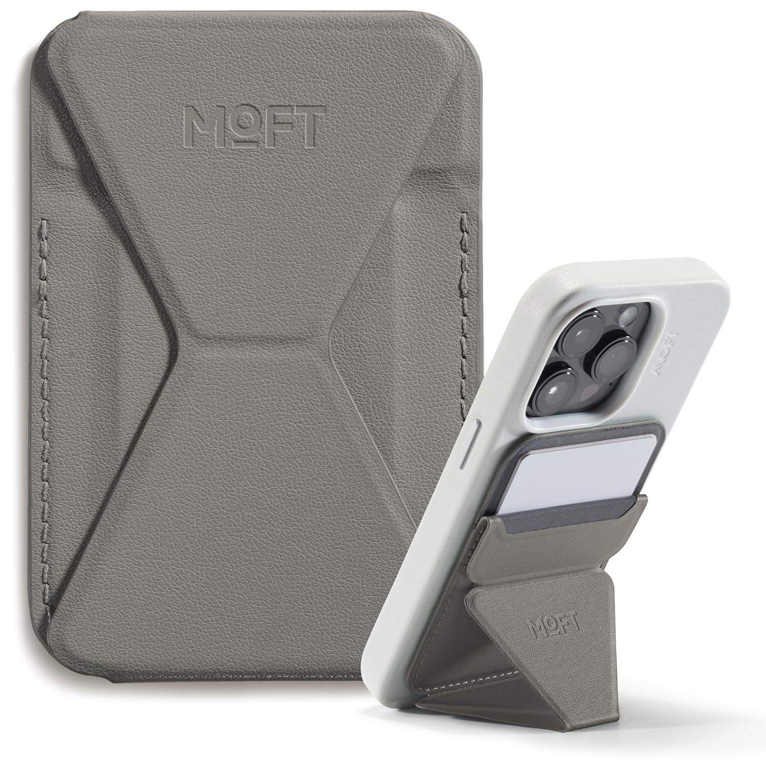 MOFT Magsafe Wallet Stand Compatible with iPhone 16/15/14/13/12 Series, Angle Adjustment & MOVAS ...