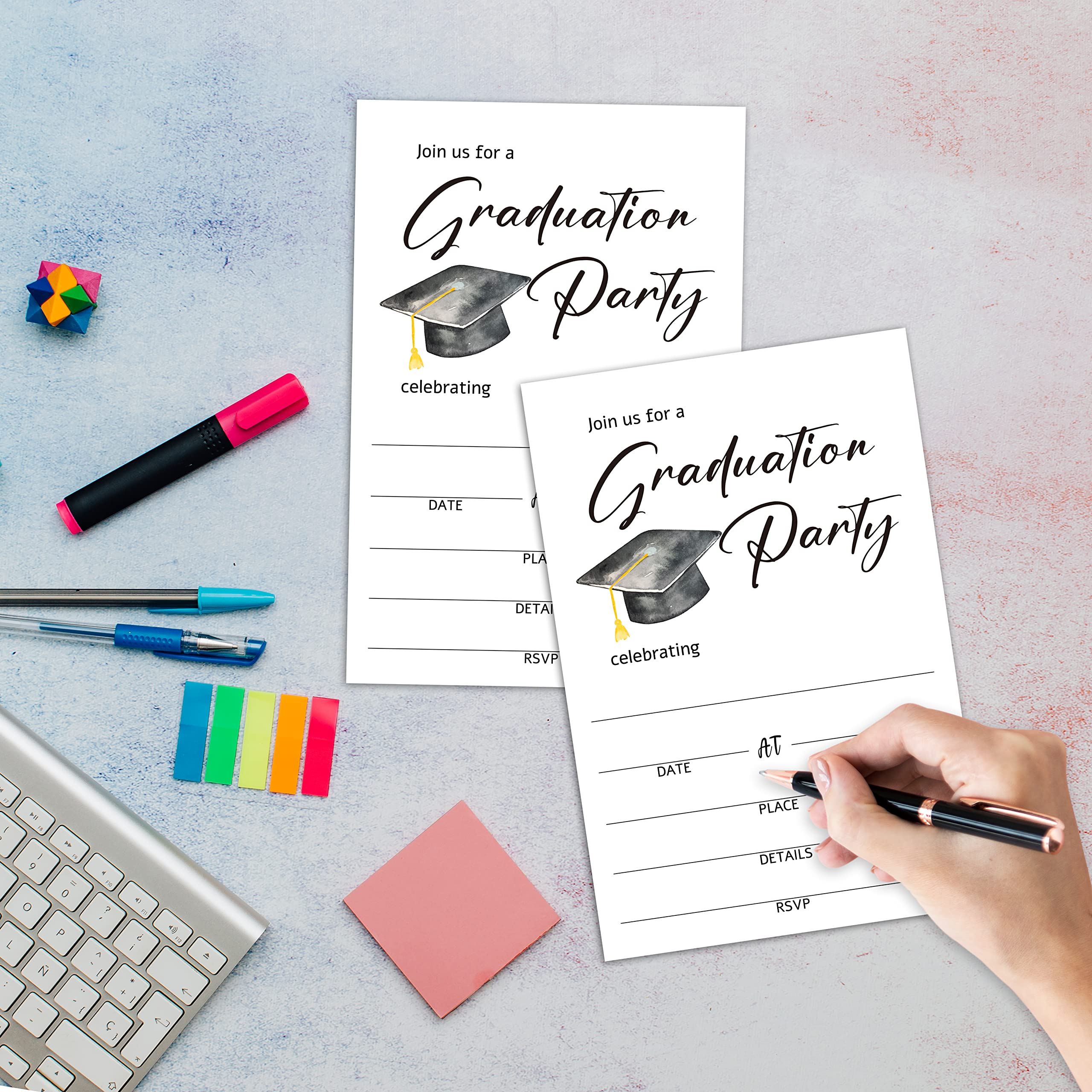 Computer Graduation Invitation Card Amazon.com : Blue Graduation
