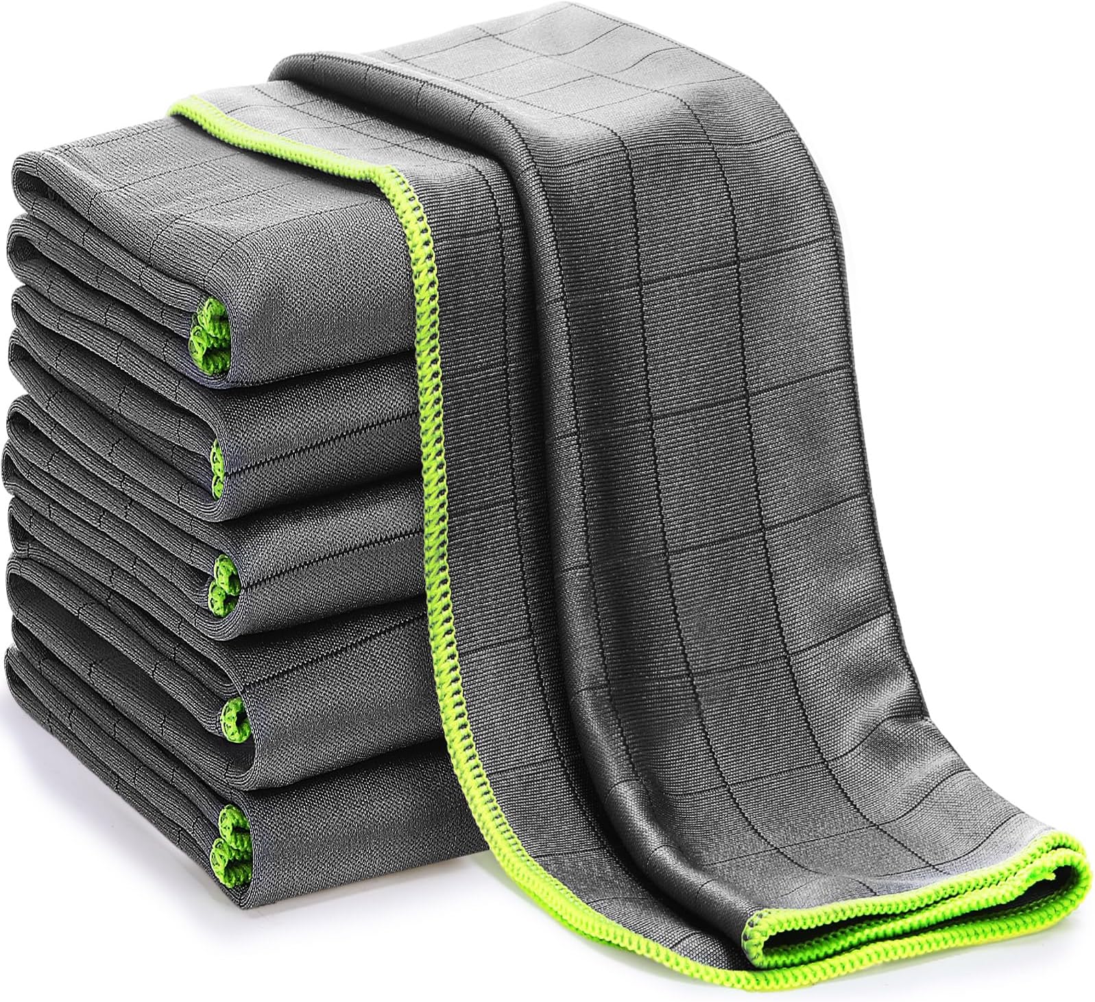 Amazon.com: VitalCozy 6 Pack Carbon Microfiber Cloth for Cleaning Glass ...