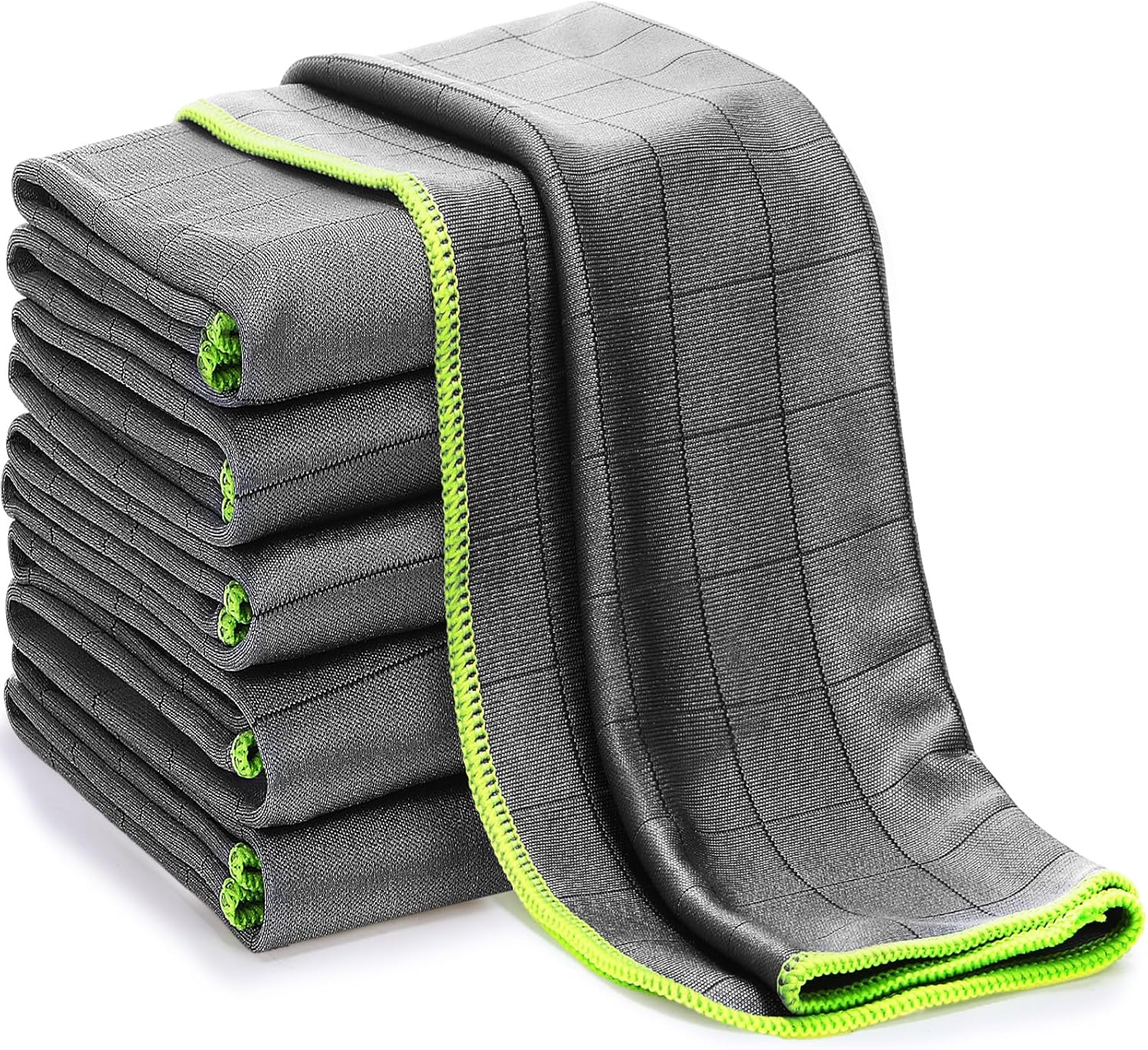 Amazon.com: VitalCozy 6 Pack Carbon Microfiber Cloth for Cleaning Glass ...