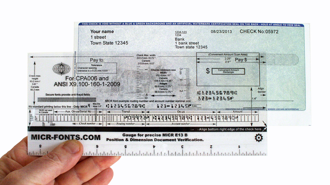 Watch MICR Check position Gauge SI on Amazon Live