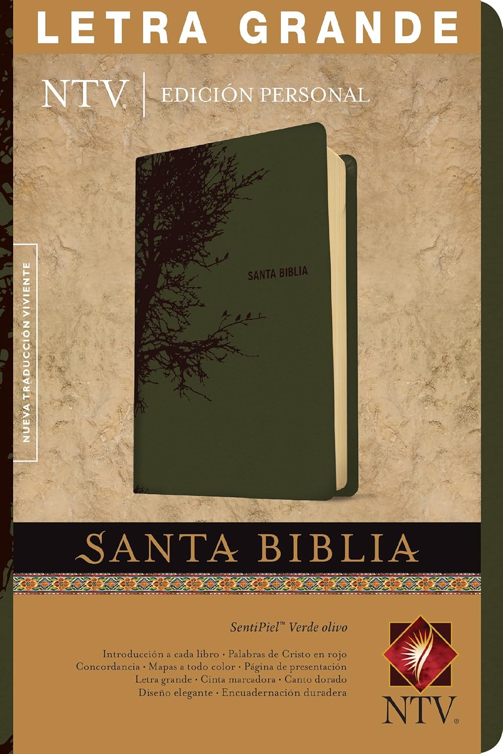 NTV Santa Biblia EdicióN Personal, Letra Grande: New Living Translation ...