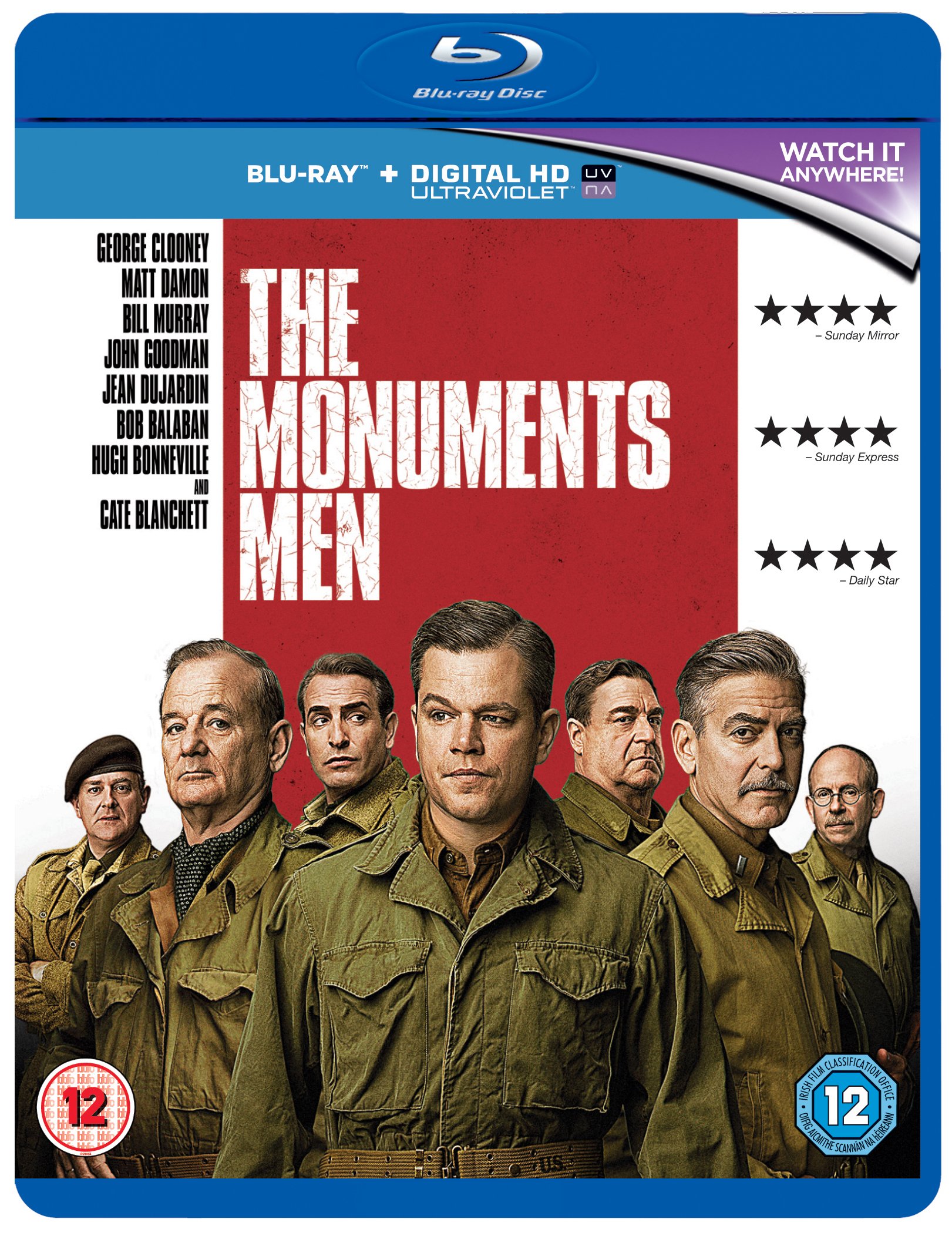 The Monuments Men [Blu-ray] [2017]: Amazon.co.uk: Matt Damon, George ...
