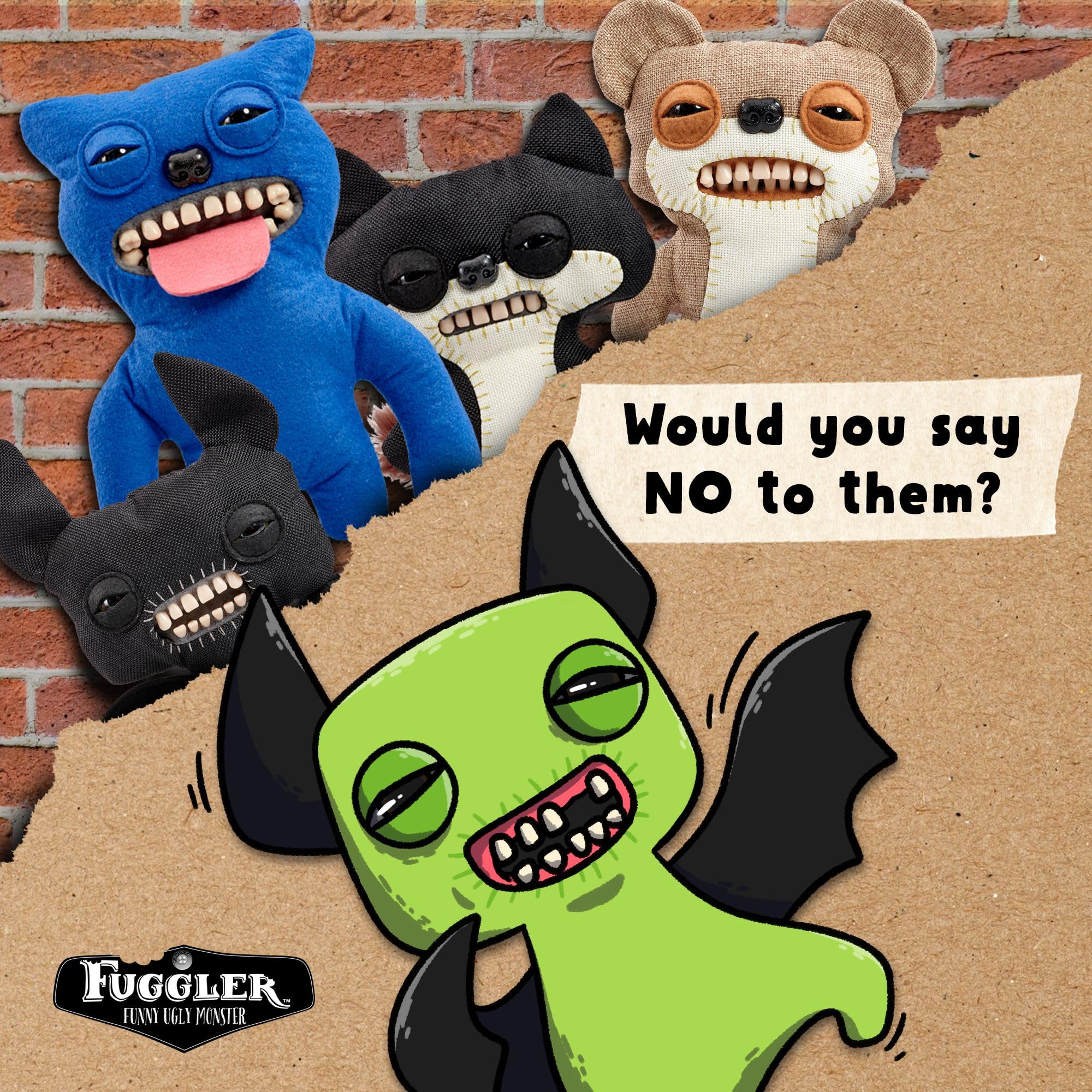 Snapklik.com : Fuggler Originals Funny Ugly Monster Stuffed 9 Inch ...