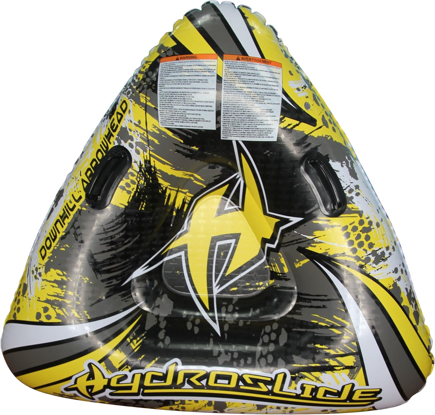 Hydroslide Inflatable Triangle Snow Tube, Yellow, 48-Inch : Amazon.co ...