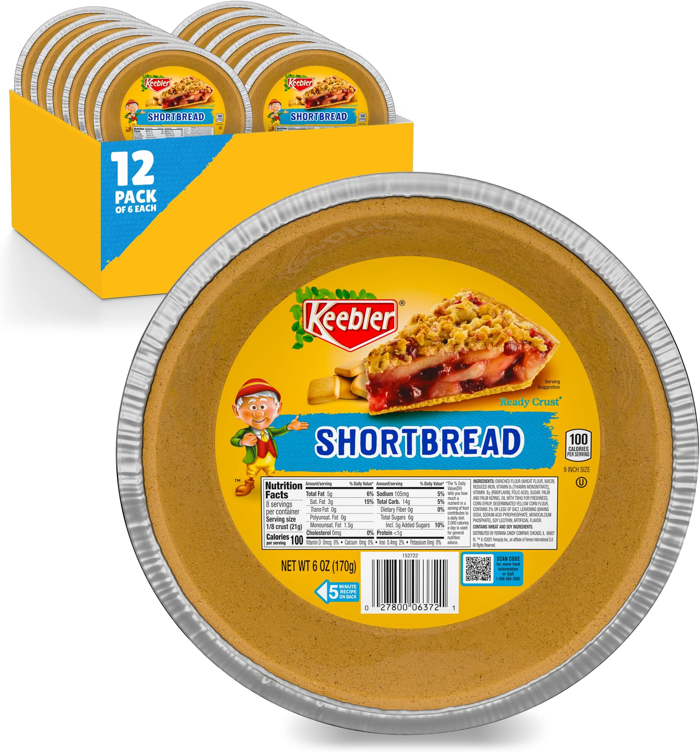 Amazon.com: Pidy 1.5" Mini Trendy Round Graham Shells - 16ct Pack ...