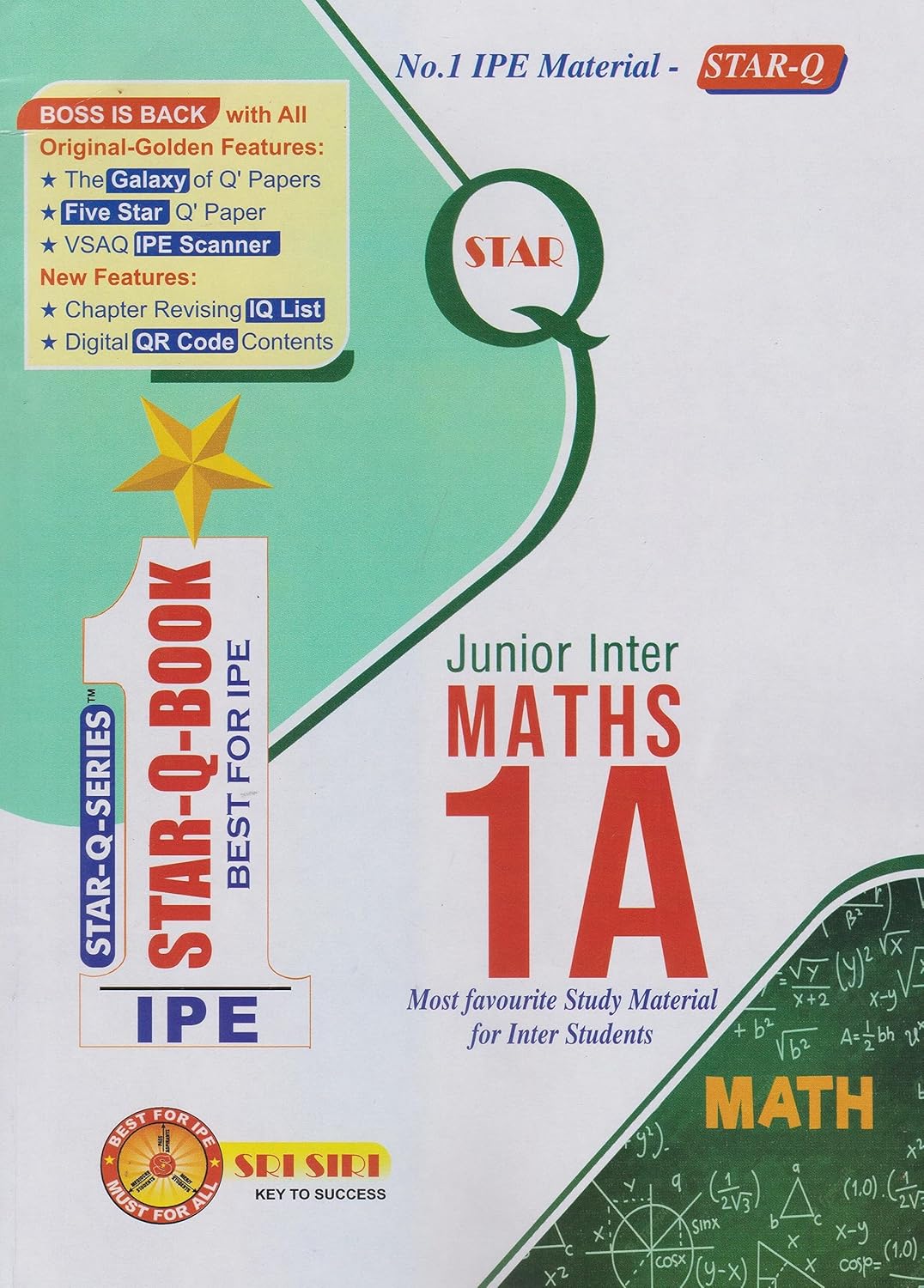Star Q Book Junior Inter Maths IA 2023-24 Edition (English Medium ...