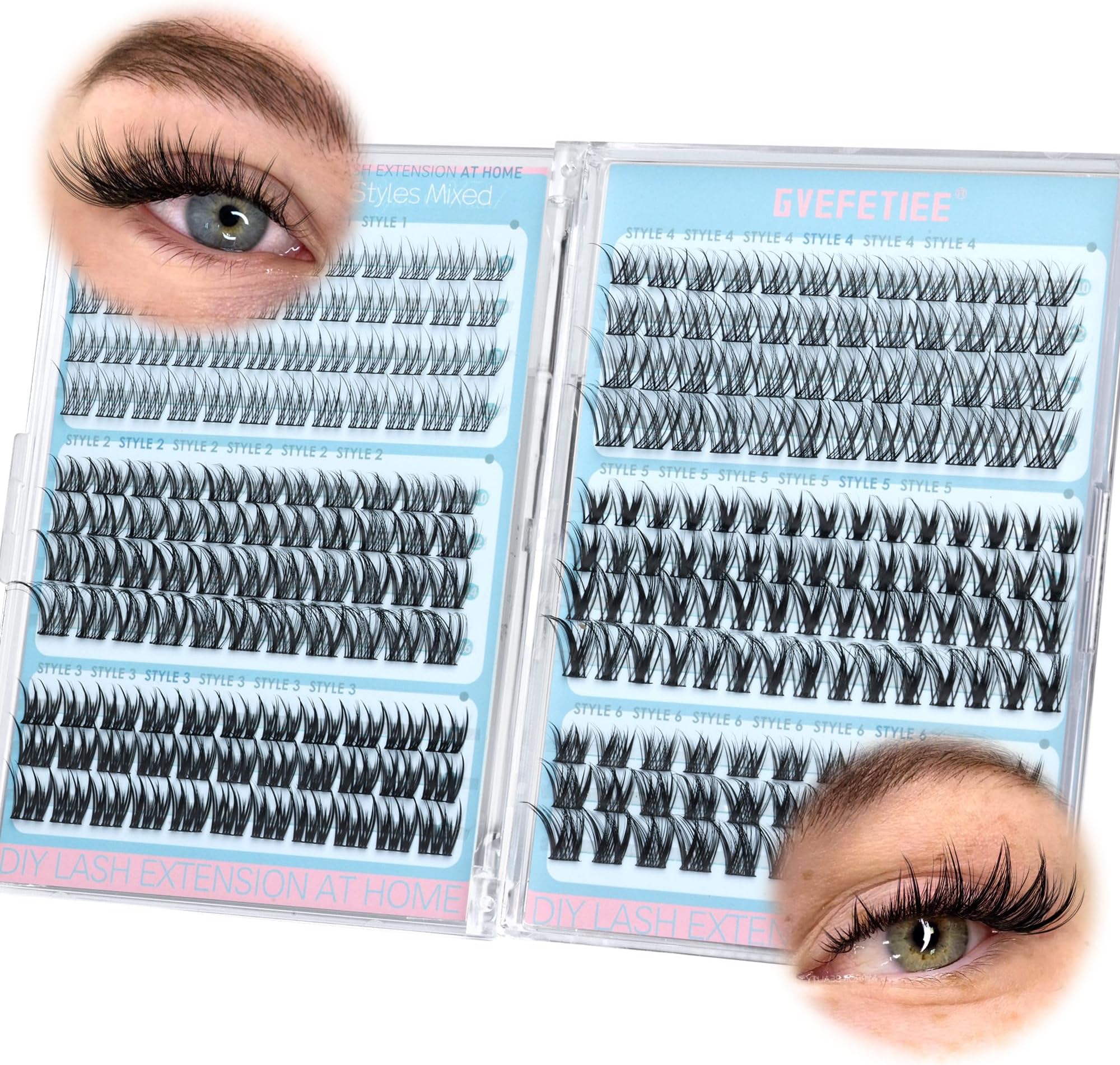Amazon.com: Lash Clusters Wispy Eyelash Clusters Natural Cluster ...