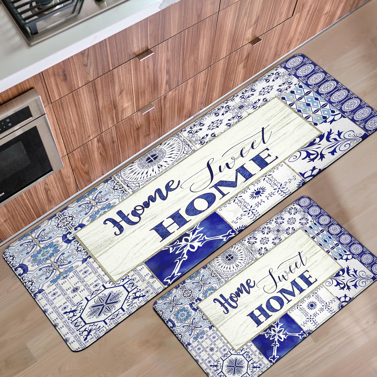 Amazon.com: Boho Kitchen Rugs and Mats Farmhouse Anti Fatigue Kitchen ...